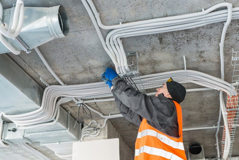 The Process of Installing Mounting Clips for a Corrugated Wire W Stock ...