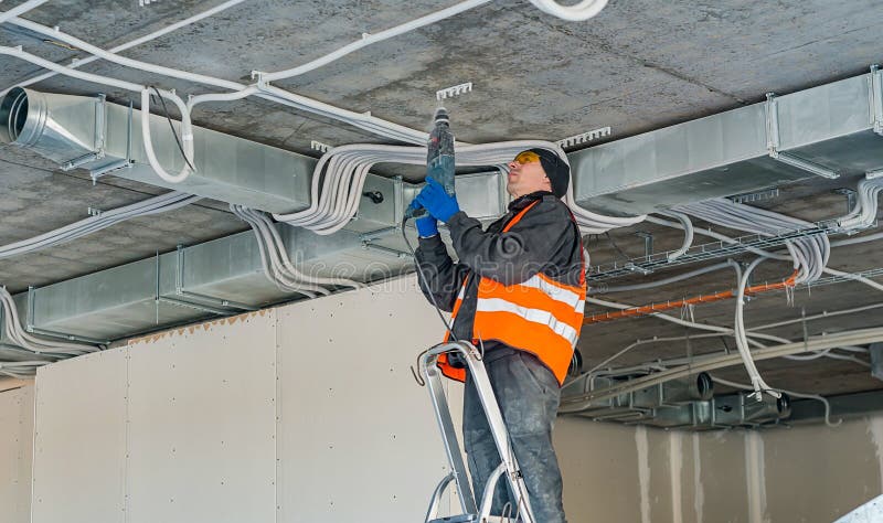 The Process of Installing Mounting Clips for a Corrugated Wire W Stock ...
