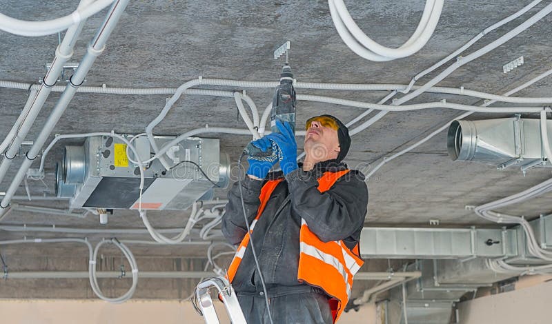 The Process of Installing Mounting Clips for a Corrugated Wire W Stock ...