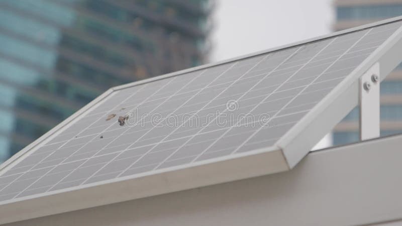 The Process of Installing Solar Panels on the Roofs of Modern Buildings ...