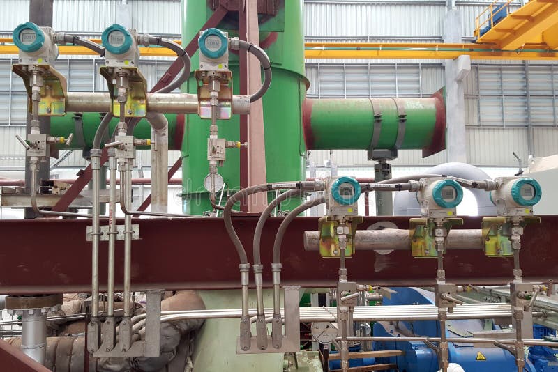 Process Instrument and Analytics Pressure Transmitter Stock Image ...