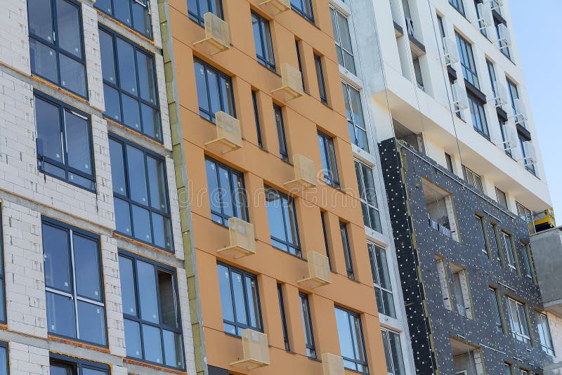 The Process of Insulating External Walls in a Multi-storey Building ...