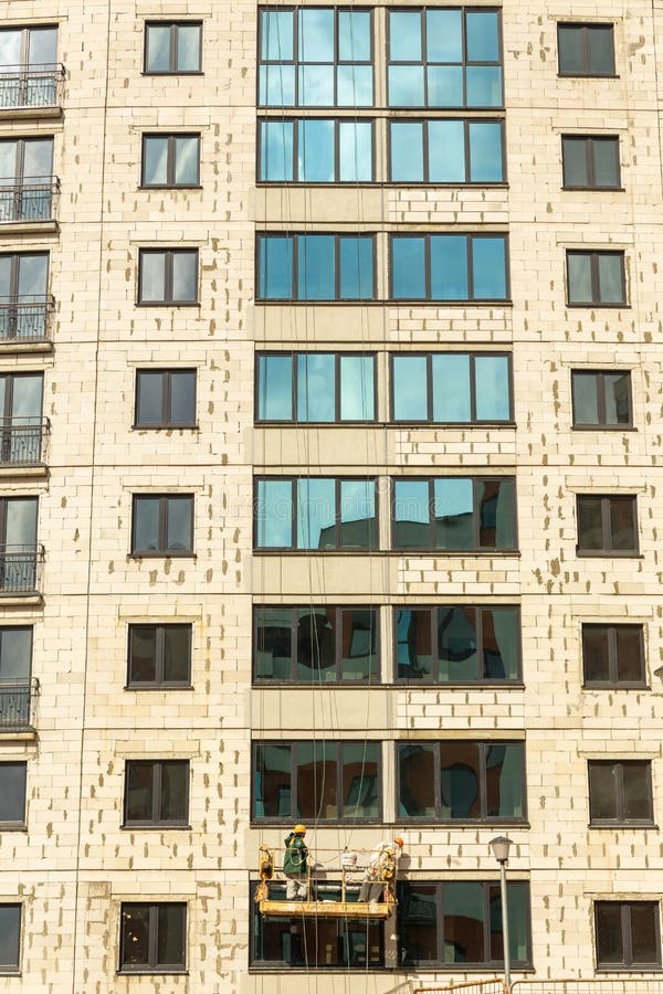 The Process of Insulating External Walls in a Multi-storey Building ...