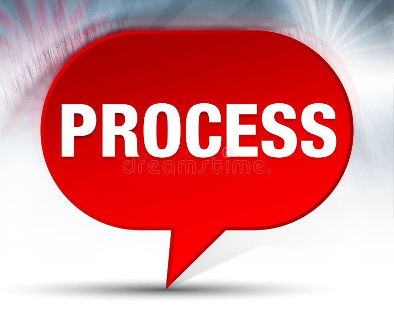 Process Red Bubble Background Stock Illustration - Illustration of ...