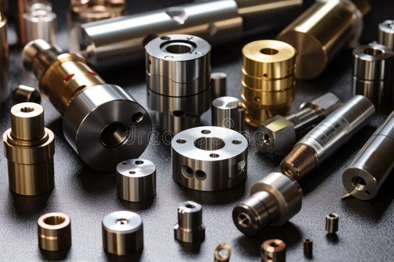 Process of Laser Manufacturing High-precision Components Stock Photo ...