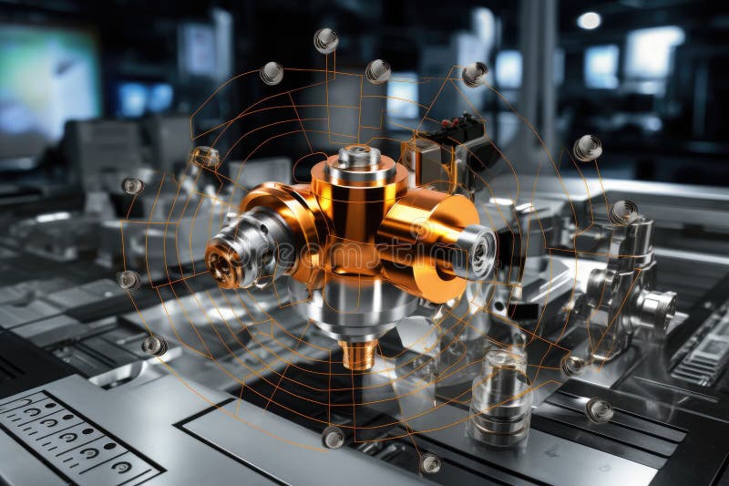 Process of Laser Manufacturing High-precision Components Stock ...