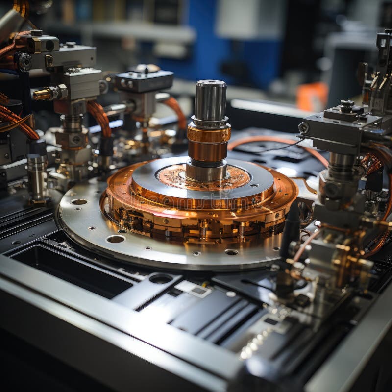 Process of Laser Manufacturing High-precision Components Stock ...