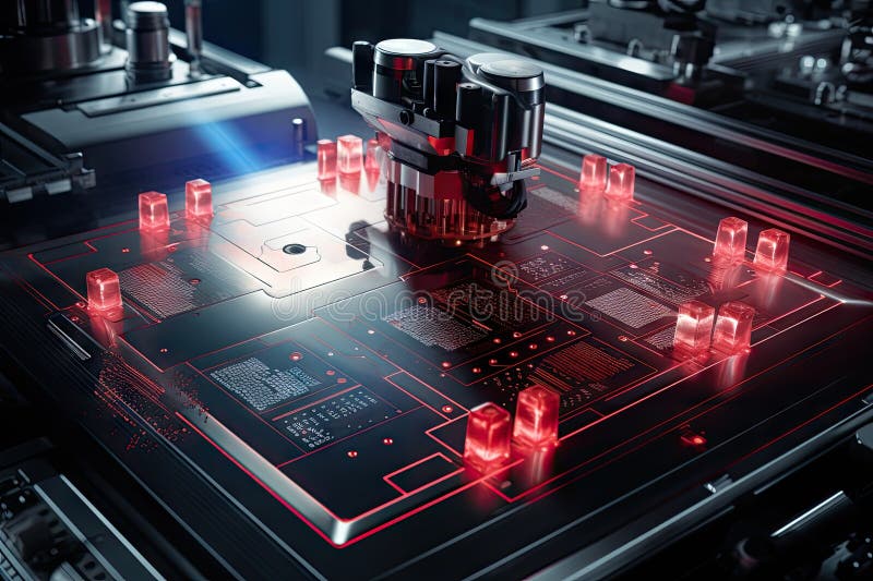 Process of Laser Manufacturing High-precision Components Stock ...
