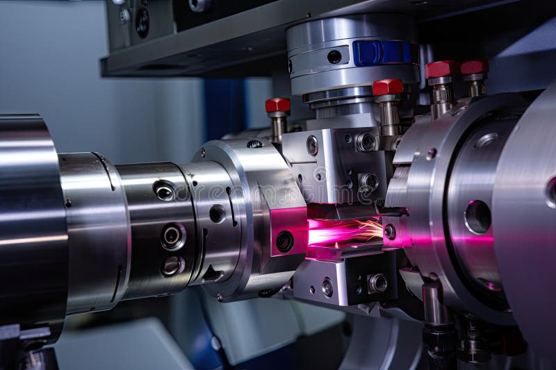 Process of Laser Manufacturing High-precision Components Stock ...