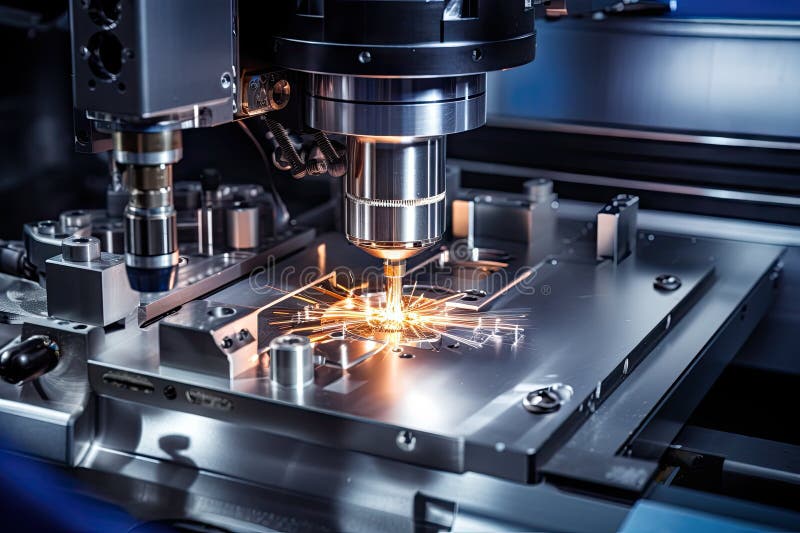 Process of Laser Manufacturing High-precision Components Stock ...