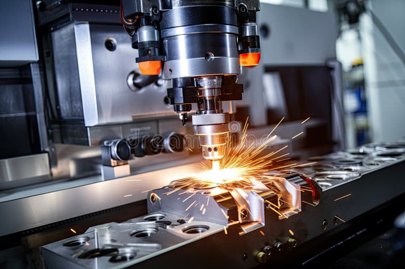 Process of Laser Manufacturing High-precision Components Stock ...