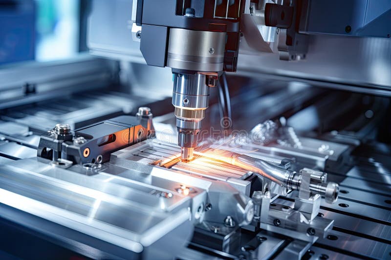 Process of Laser Manufacturing High-precision Components Stock ...