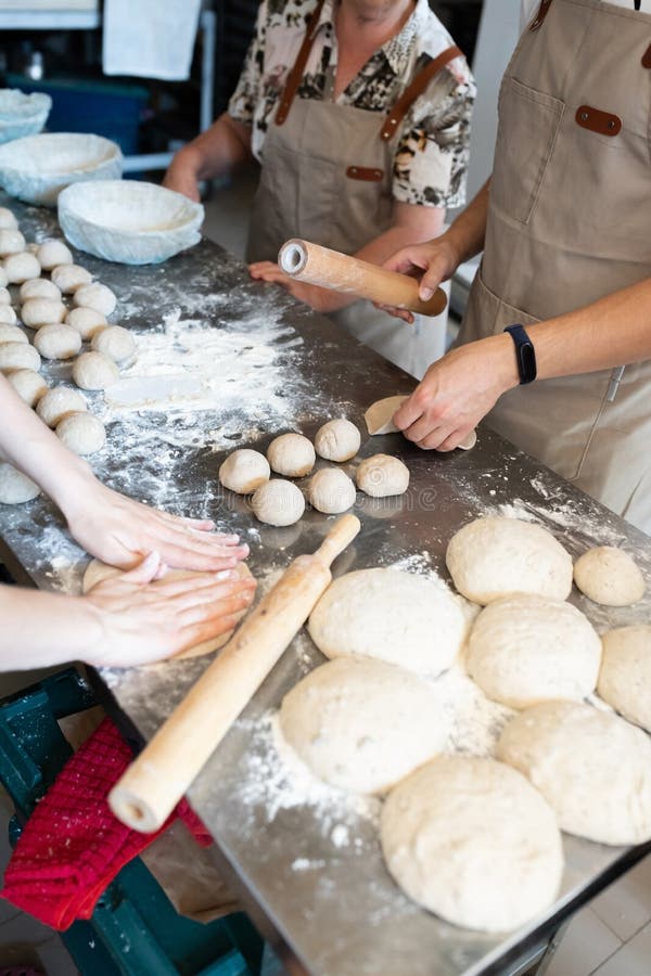 The Process of Learning the Craft of Baking in a Small Bakery, Molding ...