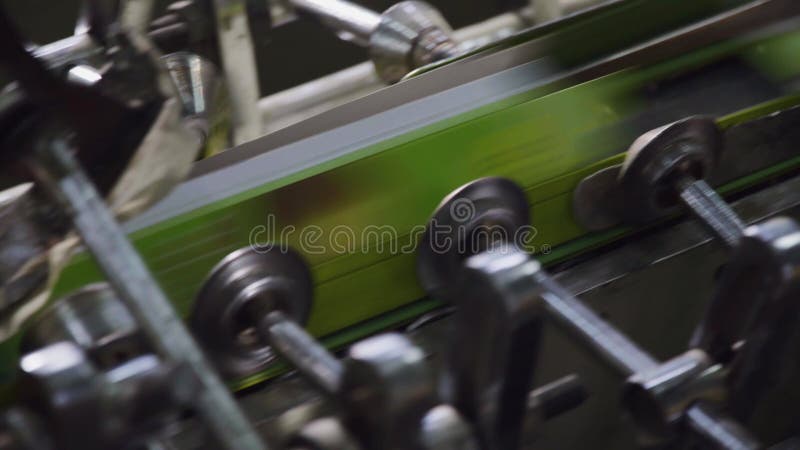 The Process, Line of Assembly of Cardboard Packaging in Boxes and ...