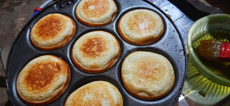 The Process of Making Apem Cake, a Traditional Cake from Java Indonesia ...