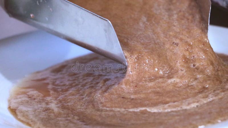 In Process of Making Apple Jam. with Apple Squeezer Stock Video - Video ...