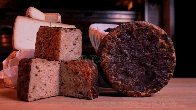 Process of Making Artisanal Bread and Selling it in a Hotel Stock Photo ...