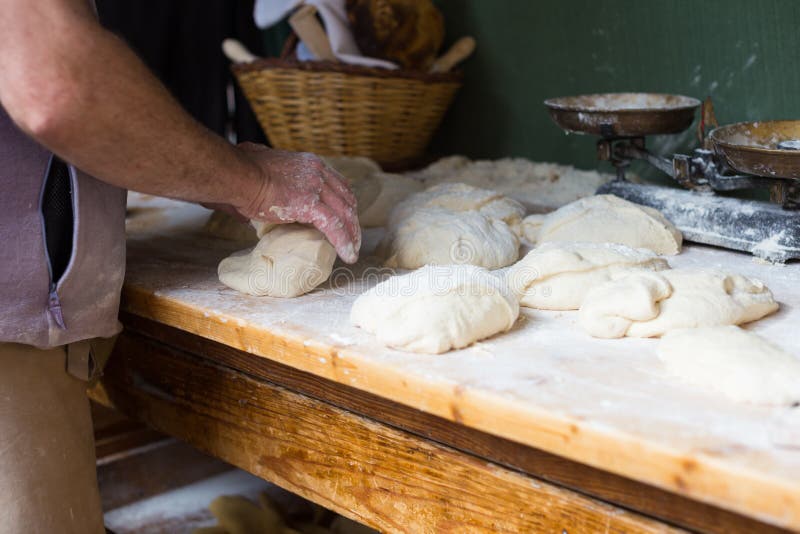 Process of making bread stock image. Image of preparing - 140294161