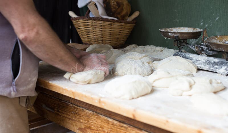 Process of making bread stock image. Image of components - 98914135