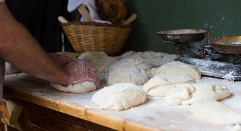 Process of making bread stock photo. Image of cake, oven - 92340860