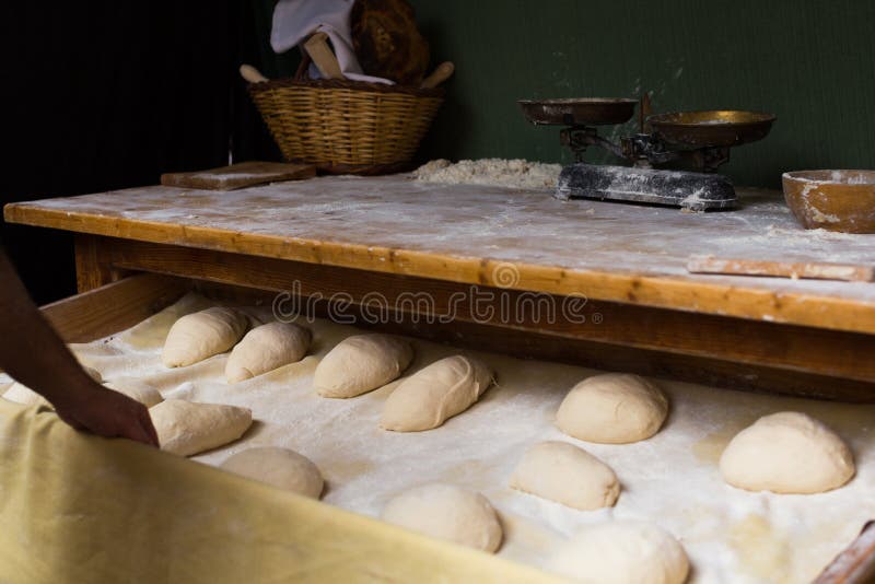 Process of making bread stock photo. Image of components - 92340894