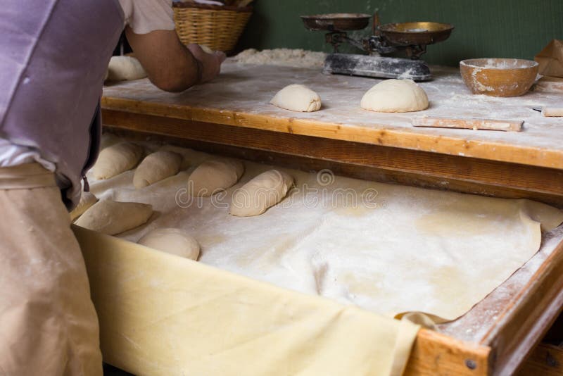 Process of making bread stock image. Image of making - 98914211