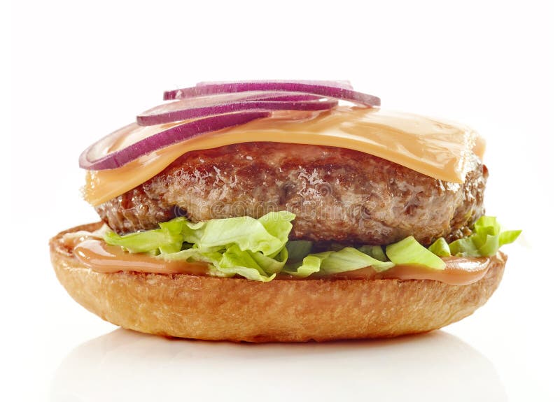 Process of making burger stock photo. Image of hamburger - 90142832