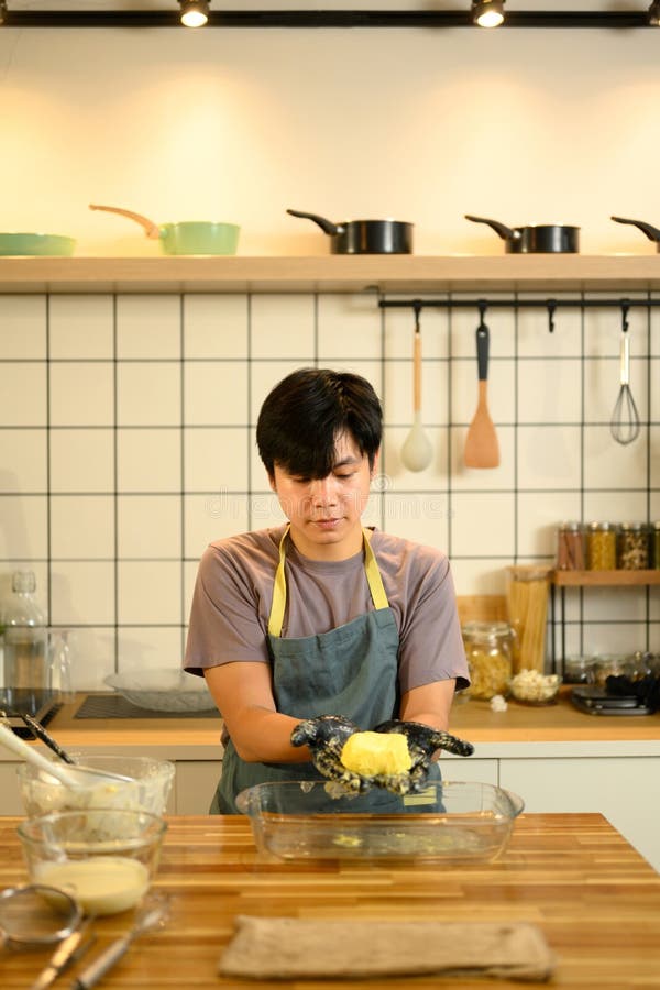 Process of Making Butter at Home. Stock Photo - Image of cholesterol ...