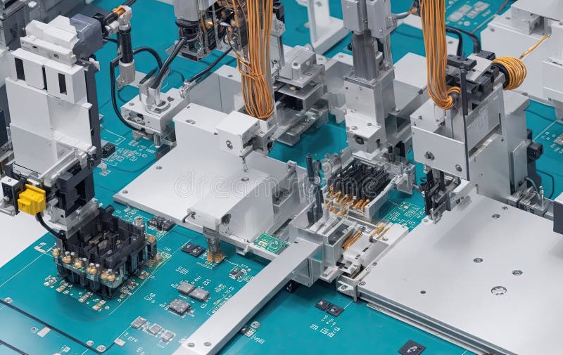 The Process of Making Chips in Production Stock Illustration ...