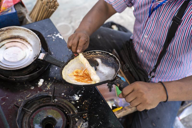 The Process of Making Cilung a Typical Sundanese Street Snack Made from ...