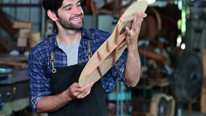 The Process of Making a Classical Guitar, Craftsman Making the Right ...