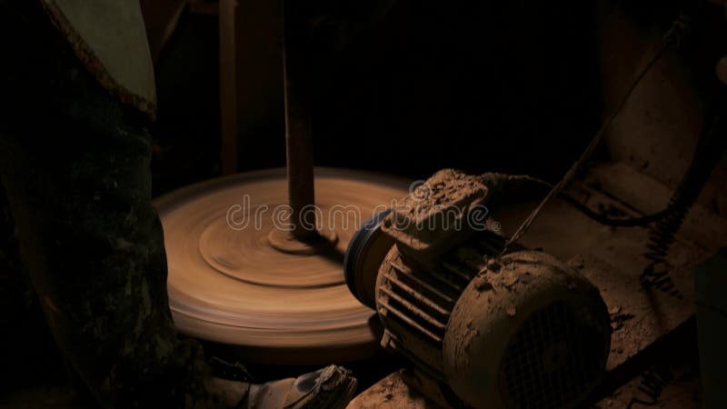 Process of Making Clay Vase in Pottery Workshop. Stock Footage - Video ...