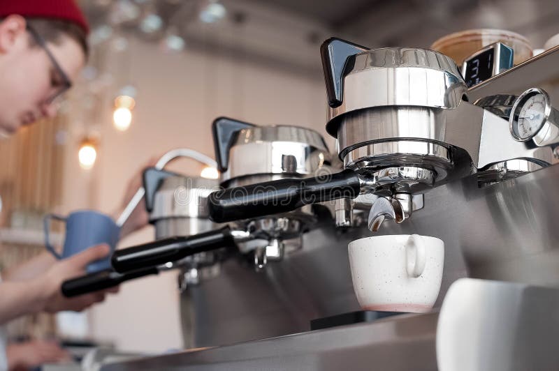 The Process of Making Coffee Stock Photo - Image of brew, aroma: 116332512