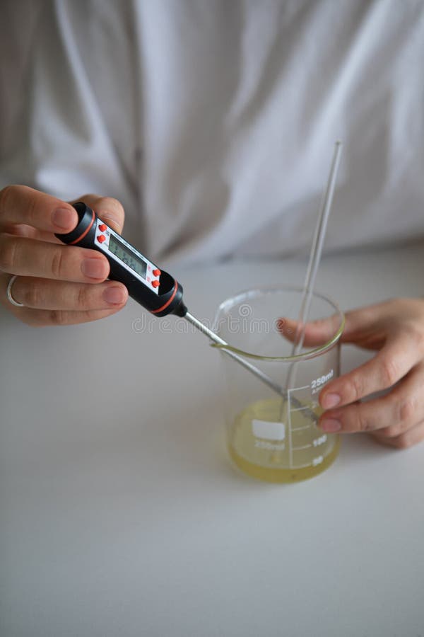 The Process of Making Cosmetics at Home. Stock Image - Image of indoors ...