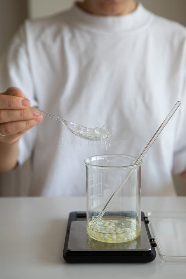 The Process of Making Cosmetics at Home. Stock Photo - Image of ...