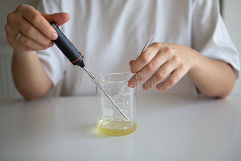 The Process of Making Cosmetics at Home. Stock Photo - Image of body ...