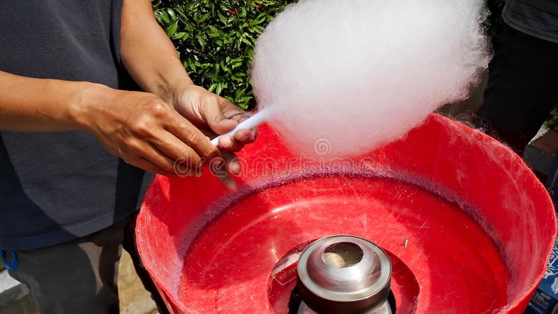 Cotton Candy processing stock photo. Image of sprinkles - 255524398