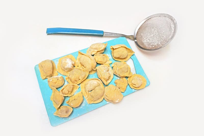 The Process of Making Dumplings Stock Image - Image of date, chinese ...