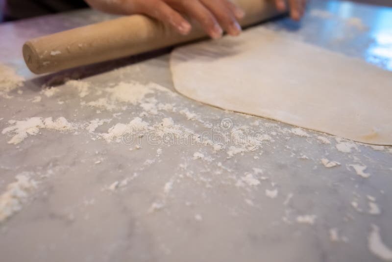 The Process of Making Homemade Dumplings Stock Image - Image of ...