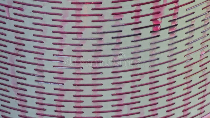 The Process of Making Homemade Grape Wine. Grapes are Pressed in a ...