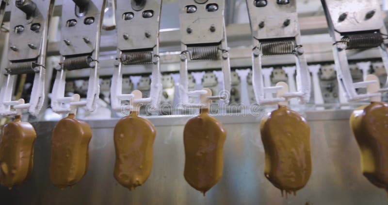 The Process of Making Ice Cream. How Ice Cream is Made. Automated Ice ...
