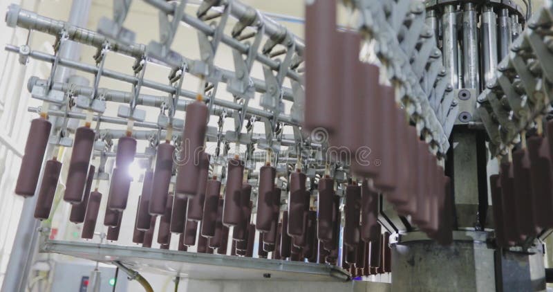 The Process of Making Ice Cream. How Ice Cream is Made. Automated Ice ...