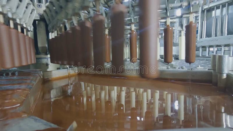 The Process of Making Ice Cream. How Ice Cream is Made. Automated Ice ...