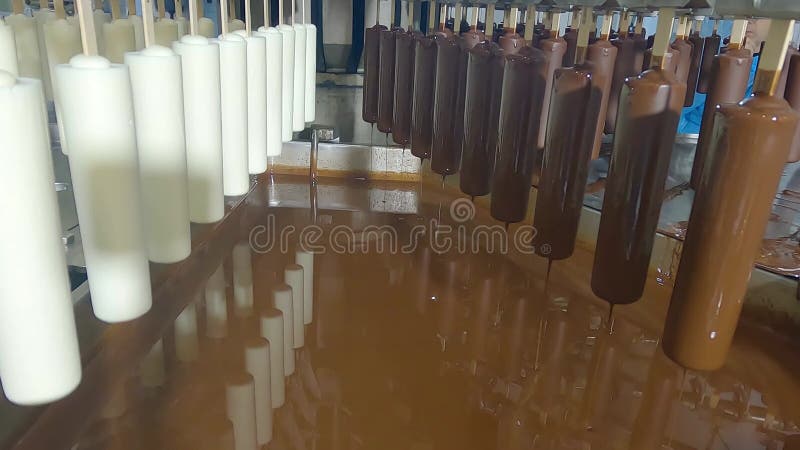 The Process of Making Ice Cream. How Ice Cream is Made. Automated Ice ...