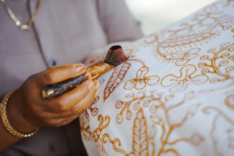 The Process of Making Indonesian Batik with Lasem Batik Motifs. Making ...