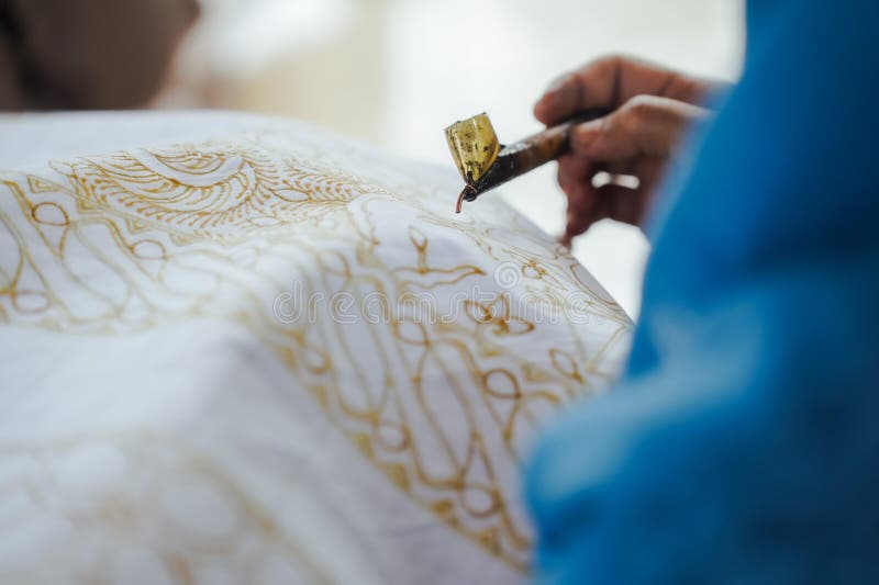 The Process of Making Indonesian Batik with the Parang Batik Motif ...