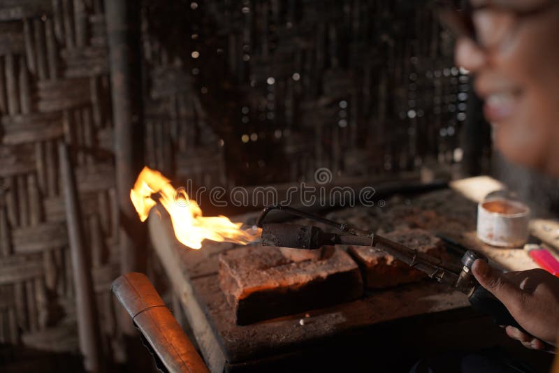 The Process of Making Keris is Done Manually and Traditionally Stock ...