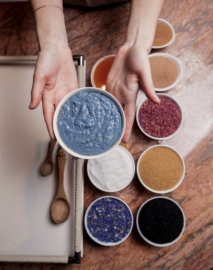 Process of Making Natural Cosmetics Stock Image - Image of natural ...