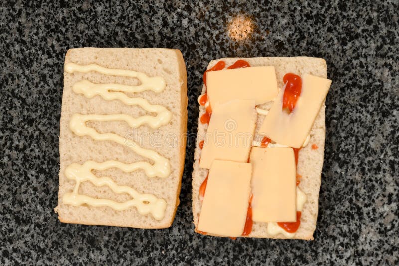 Process Making Panini Fast Food Restaurant Stock Photos - Free ...