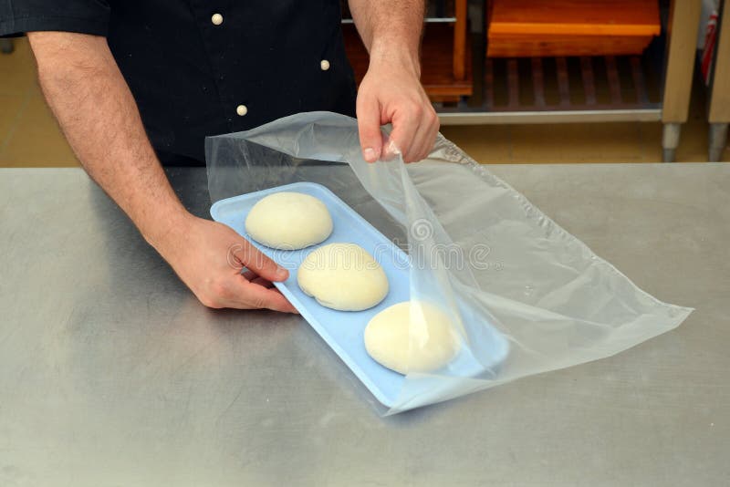 The Process of Making Pizza Stock Image - Image of homemade, chef ...